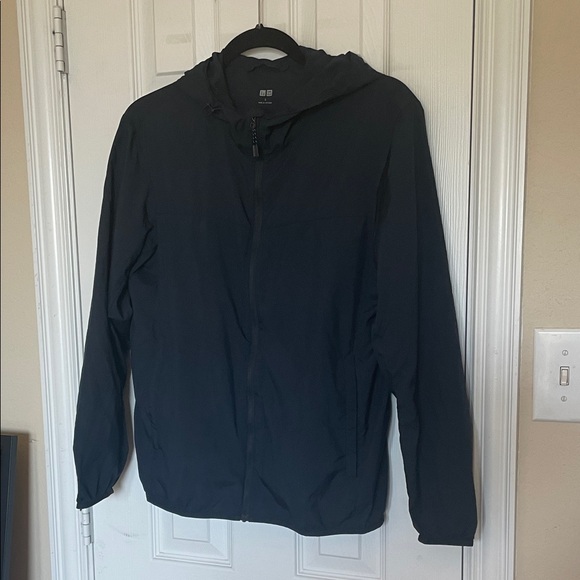 Uniqlo | Jackets & Coats | Uniqlo Lightweight Windbreaker Jacket Navy ...